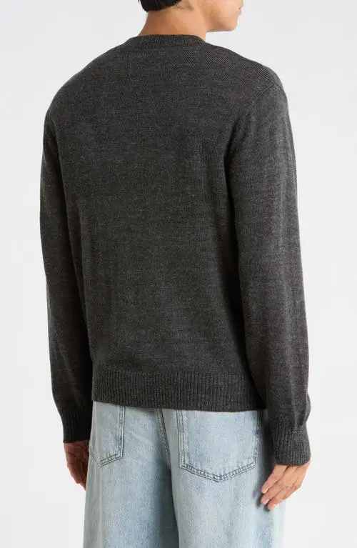 ONE OF THESE DAYS Just For A Moment" Printed Wool Blend Sweater