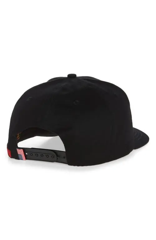 RODEO WORK WEAR Rodeo Embroidered Cotton Twill Snapback Baseball Cap