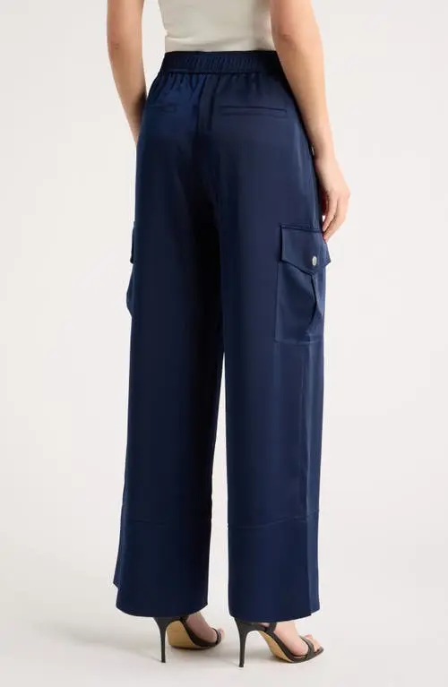 Bernardo Wide Leg Bellows Pocket Trousers