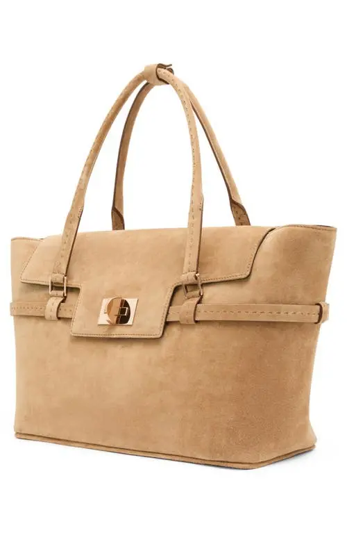 Max Mara Margaux Soft Suede Tote