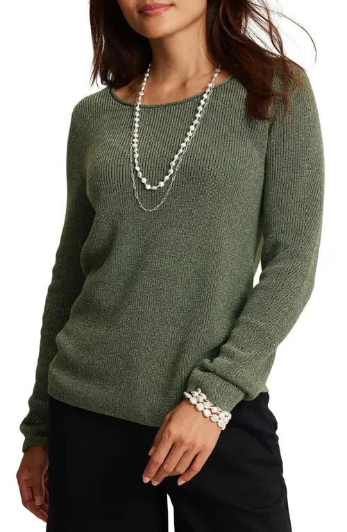 Tommy Bahama Opal Shore Crewneck Sweater - Palm Moss