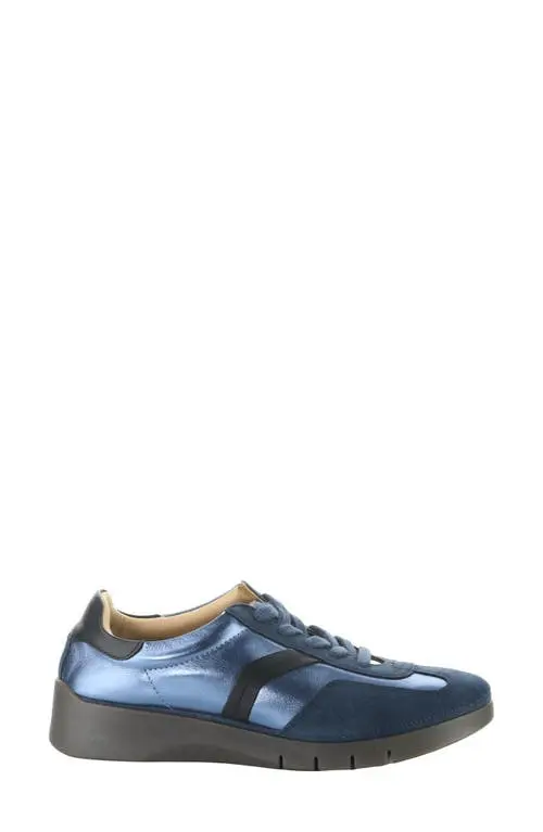 BOS. & CO. Lyrox Leather Sneaker - Petrol Multi