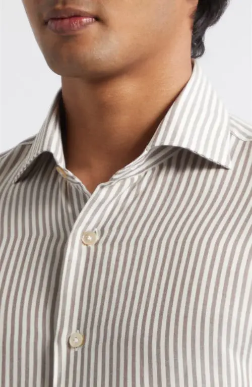 Eleventy Dandy Stripe Button-up Shirt
