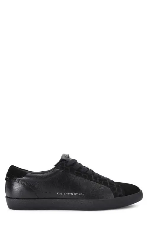 Kurt Geiger Strand Leather Sneaker - Black