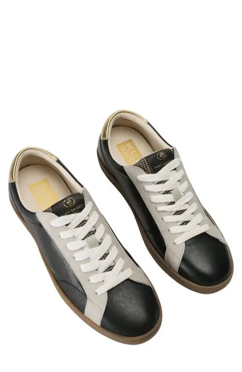 Kurt Geiger Strand Leather Sneaker - Charcoal