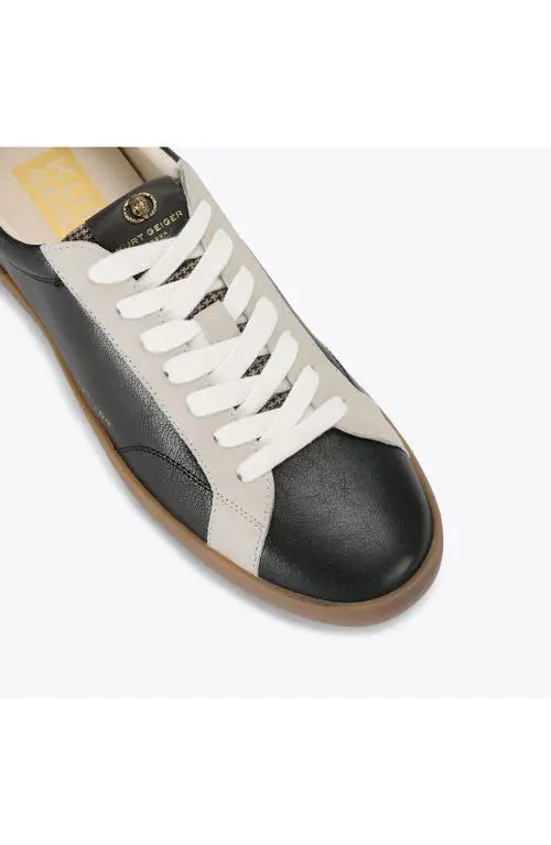 Kurt Geiger Strand Leather Sneaker - Charcoal