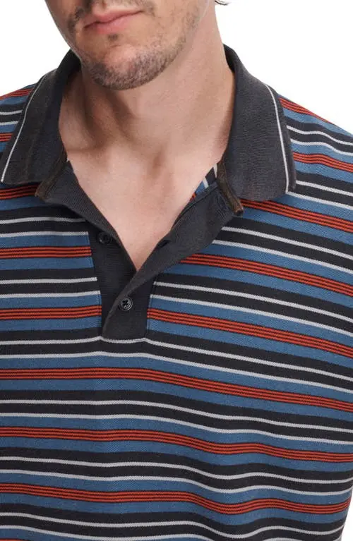 Rag & Bone Striped Pique Polo