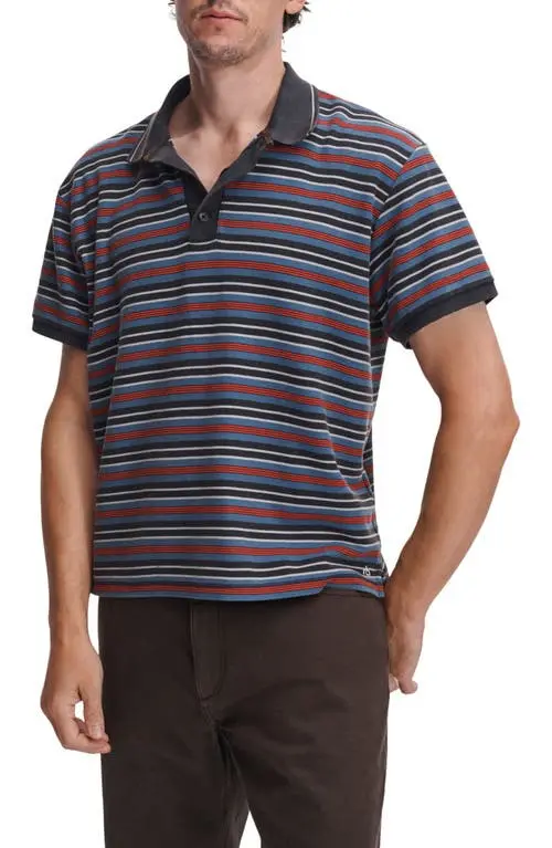Rag & Bone Striped Pique Polo