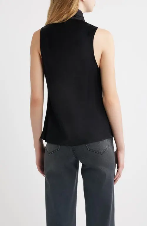 Rails Poppy Tie Neck Sleeveless Top