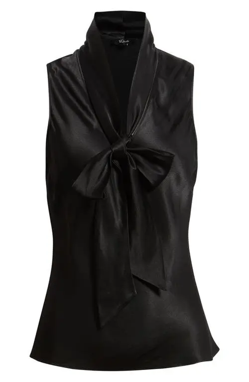Rails Poppy Tie Neck Sleeveless Top