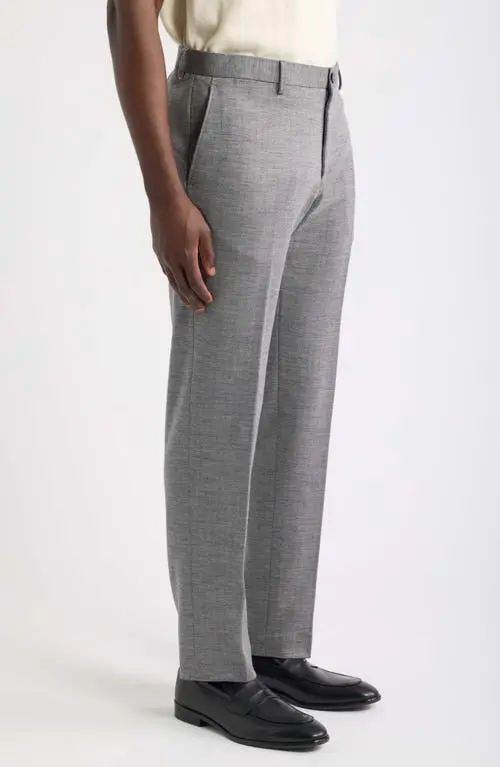 Bugatchi Cotton Blend Chino Pants - Grey Stone