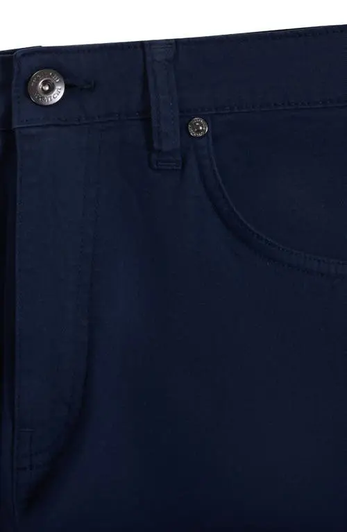 Bugatchi Five Pocket Stretch Cotton Pants - Navy