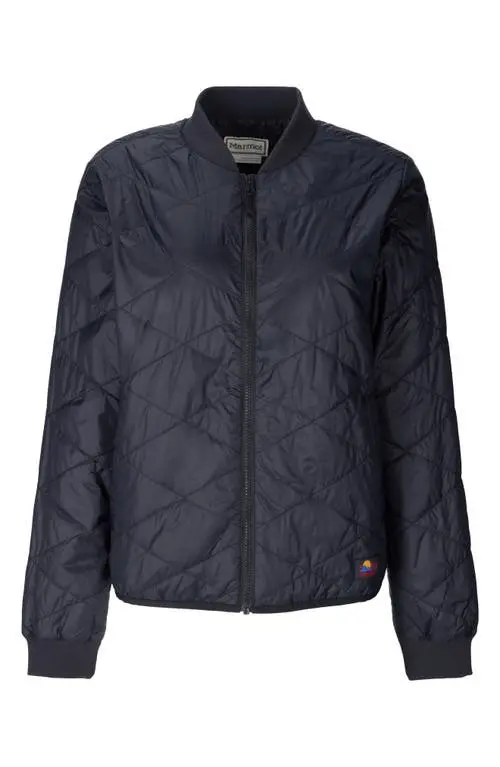MARMOT Onward Quilted Bomber Jacket - Black