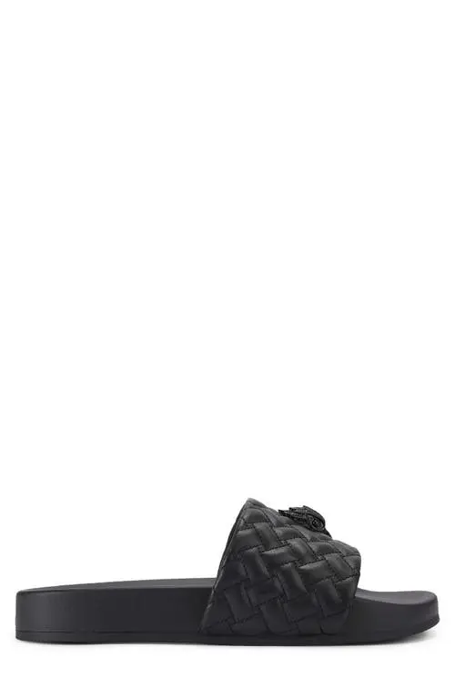 Kurt Geiger Meena Eagle 2 Faux Leather Slide Sandal