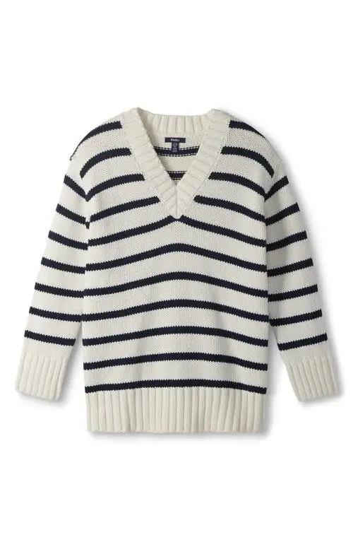 HATLEY Striped V-neck Sweater