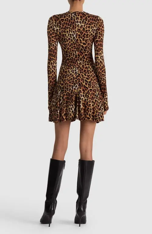 Alice + Olivia Wendy Fit And Flare Minidress