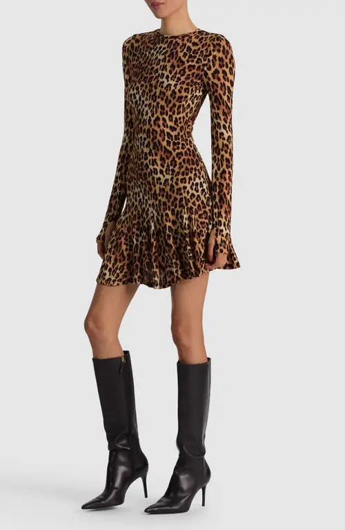 Alice + Olivia Wendy Fit And Flare Minidress