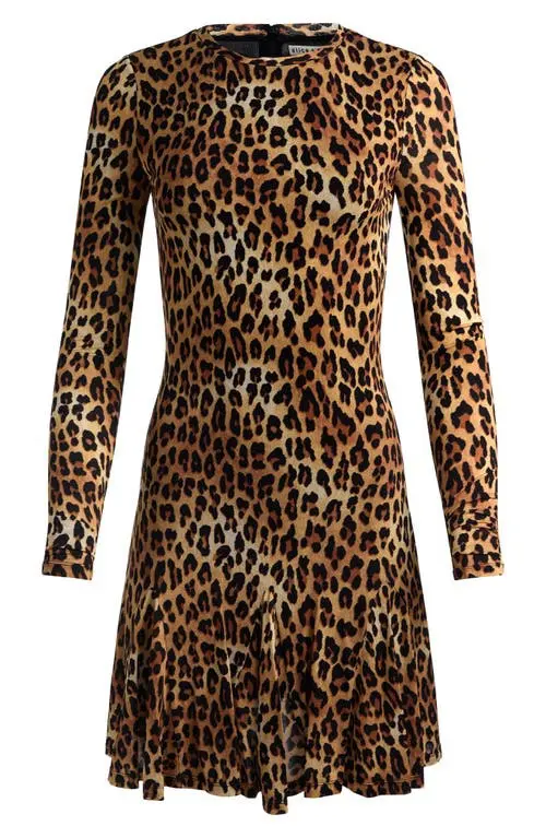 Alice + Olivia Wendy Fit And Flare Minidress