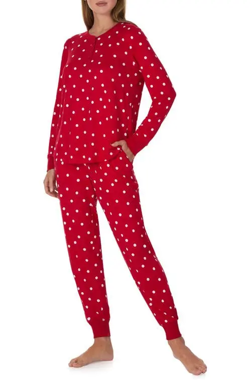 Kate Spade New York Print Pajamas - Red Print