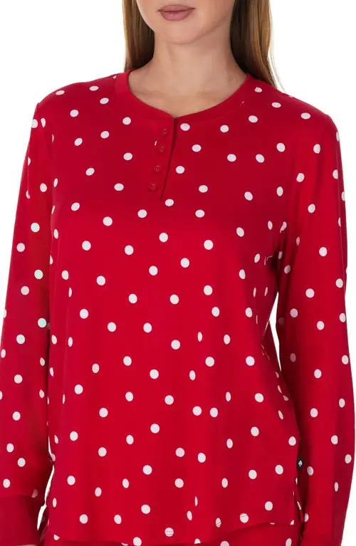 Kate Spade New York Print Pajamas - Red Print