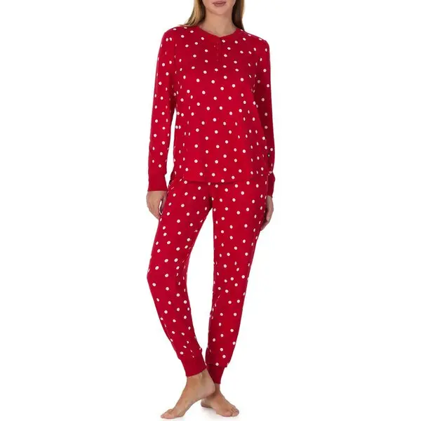 Kate Spade New York Print Pajamas - Red Print