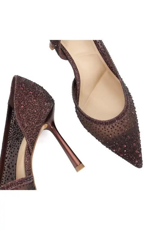Dune London Cristelle Pointed Toe Pump - Burgundy