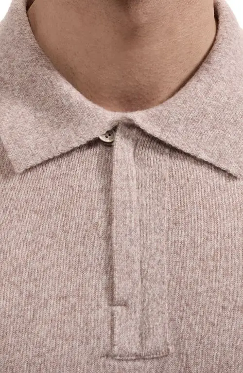 Bugatchi Quarter Zip Wool Polo Sweater
