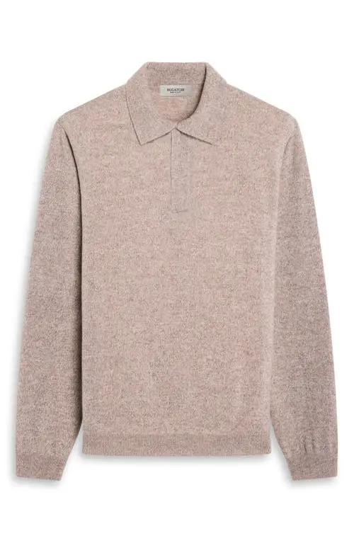 Bugatchi Quarter Zip Wool Polo Sweater