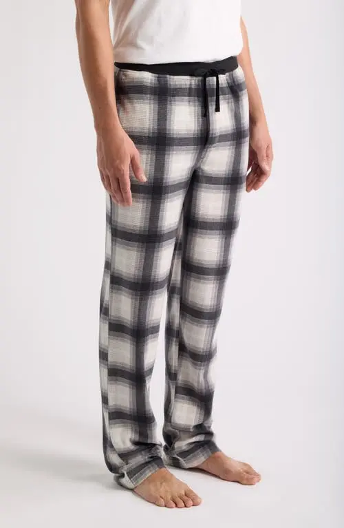 Majestic International Textured Microfleece Lounge Pants - Black