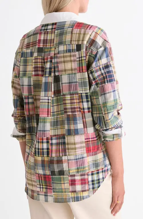 Vineyard Vines Birdie Patchwork Plaid Cotton Shirt