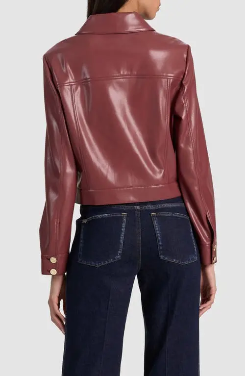 Alice + Olivia Alex Faux Leather Jacket
