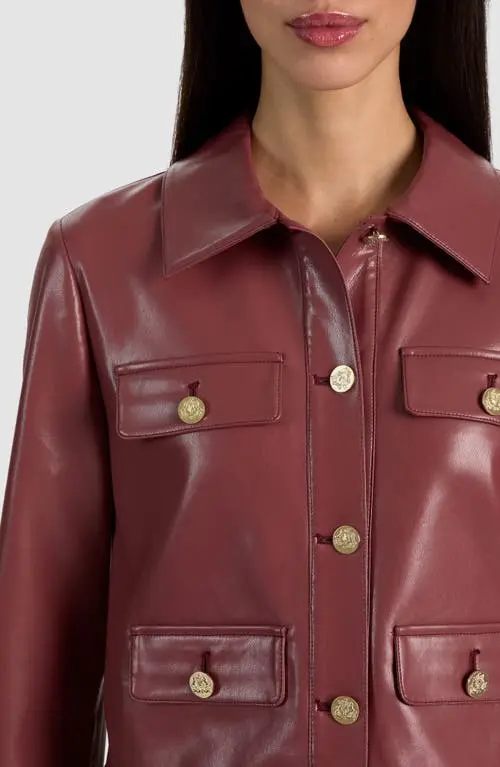 Alice + Olivia Alex Faux Leather Jacket