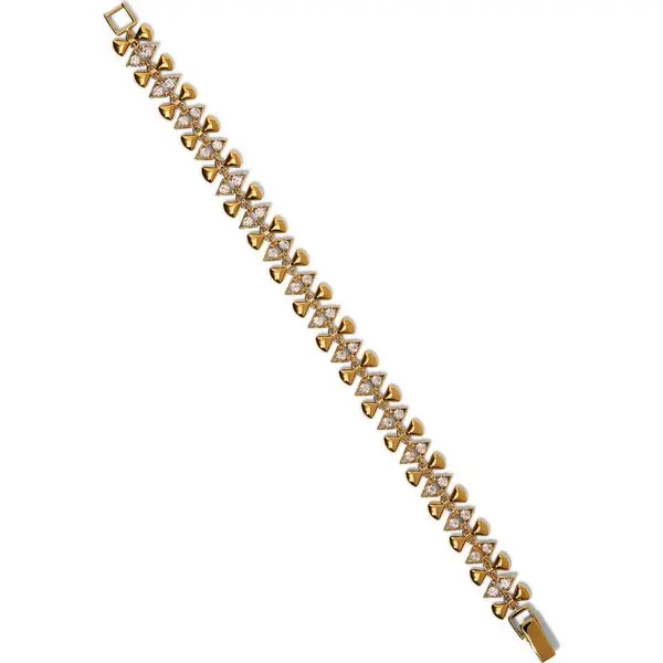 Nadri Celine Geo Line Bracelet - Gold