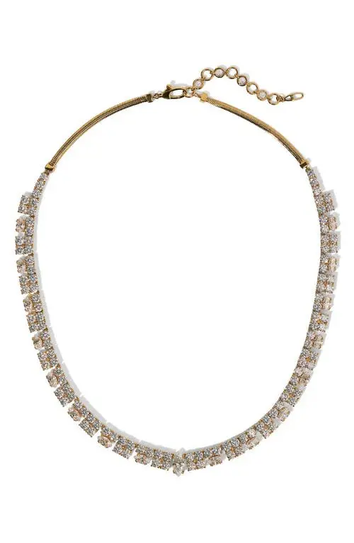 Nadri Twinnie Cubic Zirconia Collar Necklace - Gold