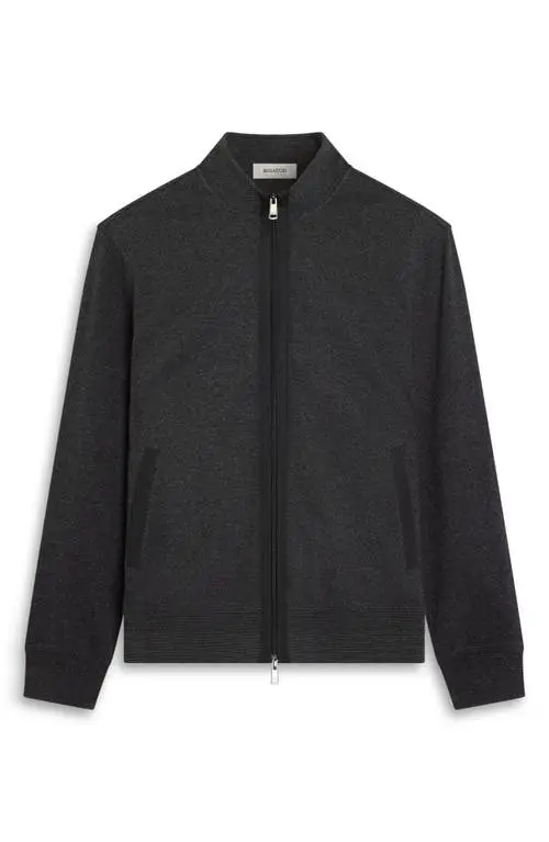 Bugatchi Full Zip Mock Neck Cardigan