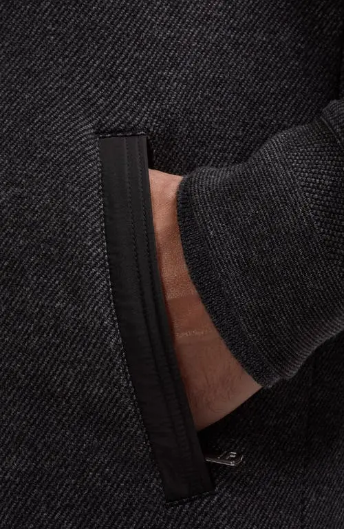 Bugatchi Full Zip Mock Neck Cardigan