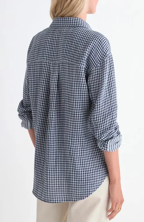 Vineyard Vines Birdie Gingham Cotton Button Down Shirt