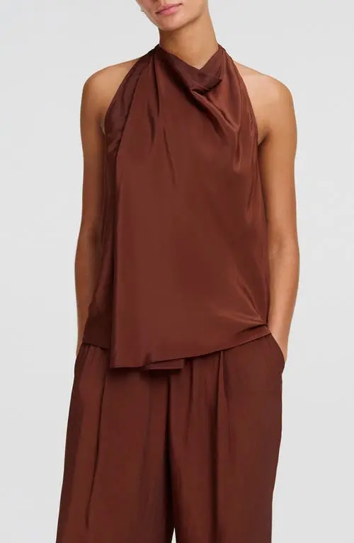 A.L.C. Ada Halter Top - Brunette