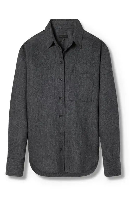 Rag & Bone Connie Tailored Wool & Cashmere Shirt