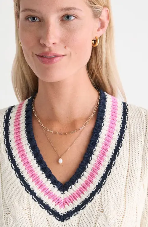 Vineyard Vines Varsity Cable Knit Sweater