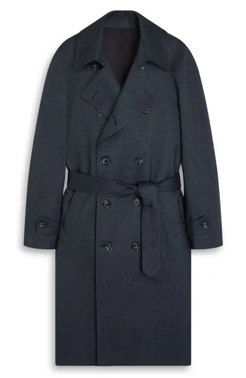 Bugatchi Cotton Double Breasted Coat
