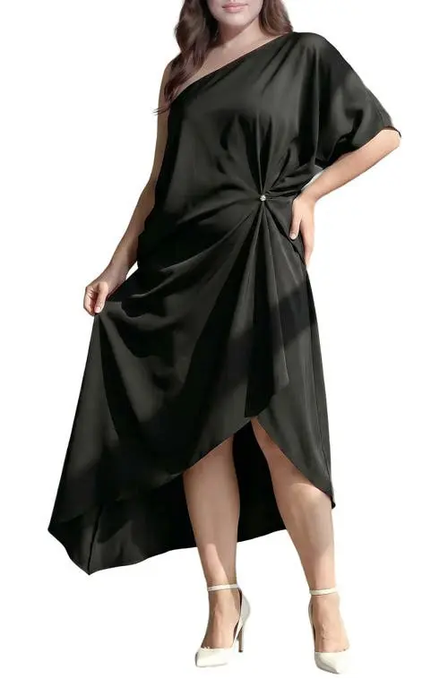 STANDARDS & PRACTICES Asymmetrical One-shoulder High-low Dress