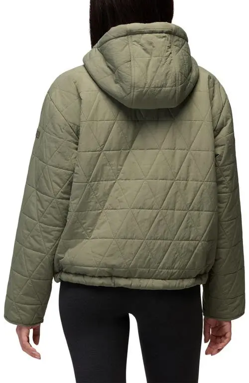 Prana Encinitas Quilted Bomber Jacket - Sage
