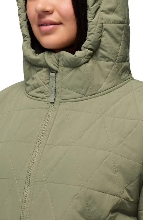 Prana Encinitas Quilted Bomber Jacket - Sage