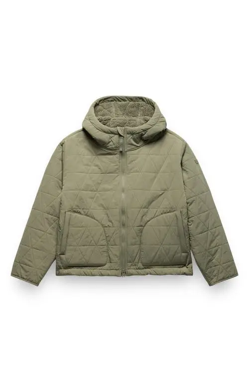 Prana Encinitas Quilted Bomber Jacket - Sage