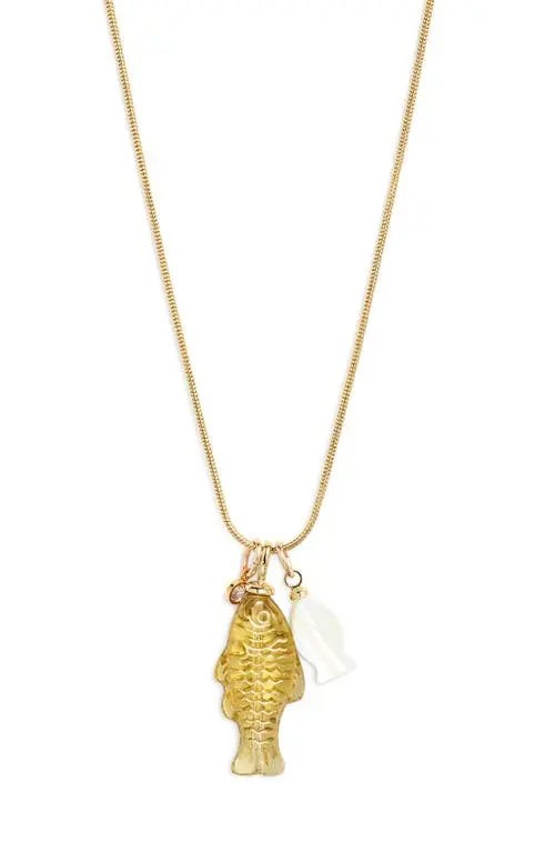 CHILD OF WILD Layered Charm Necklace - Gold