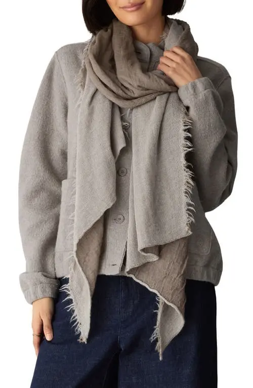 Eileen Fisher Textured Alpaca & Silk Scarf