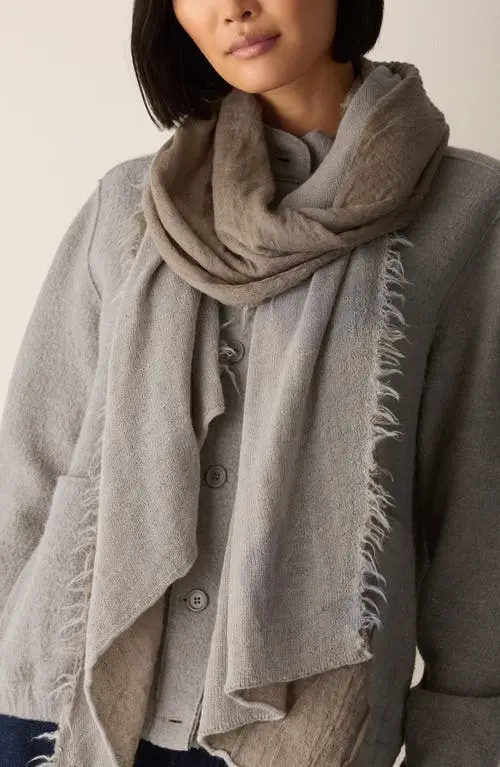 Eileen Fisher Textured Alpaca & Silk Scarf