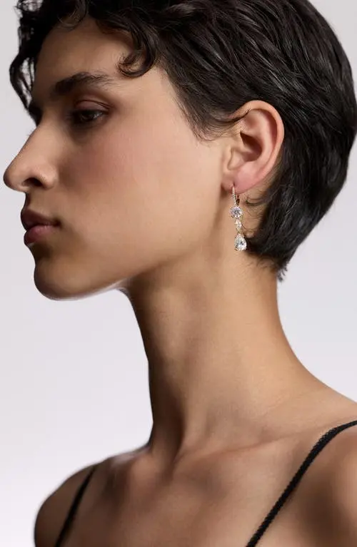 Nadri Twinnie Lever-back Drop Earrings With Cubic Zirconia