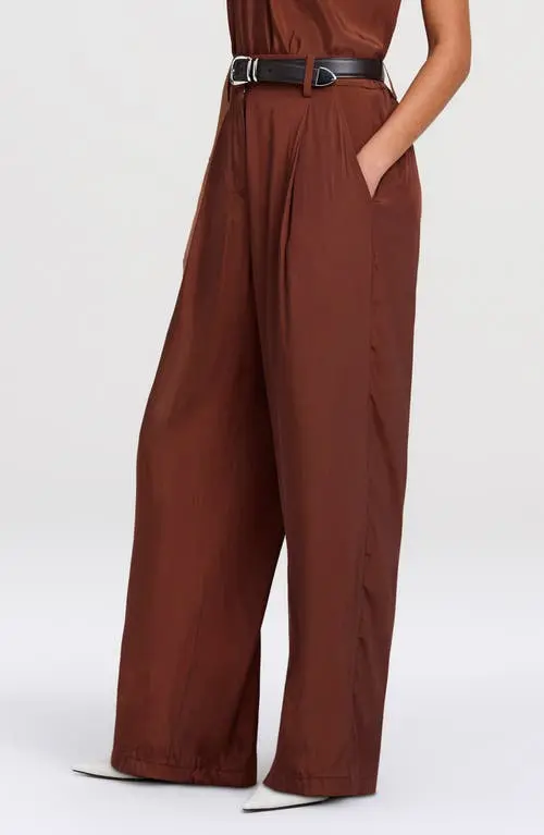 A.L.C. Winn High Waist Wide Leg Pleated Pants
